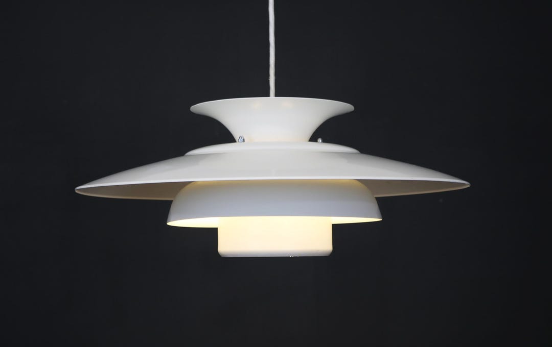 White Danish Design Pendant Lamp*** Denmark 1990 *** Scandinavian Top ...