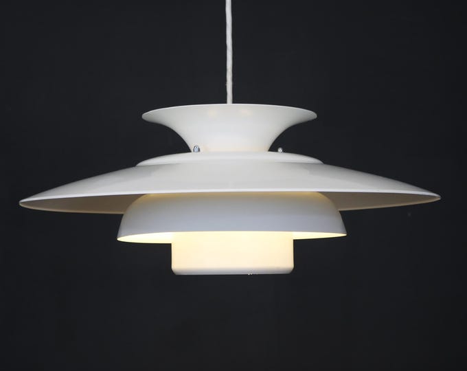 White Danish Design Pendant Lamp*** Denmark 1990 *** Scandinavian Top ...