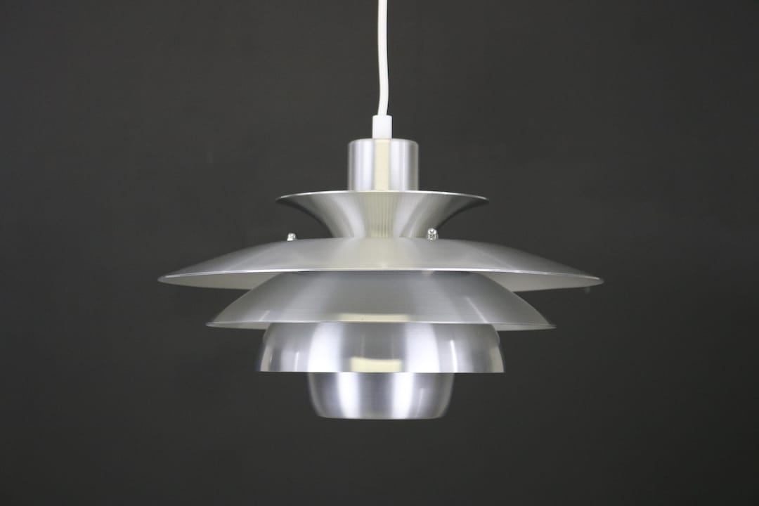 Great Looking Golden Danish Design Lamp by Jeka Metaltryk - Etsy