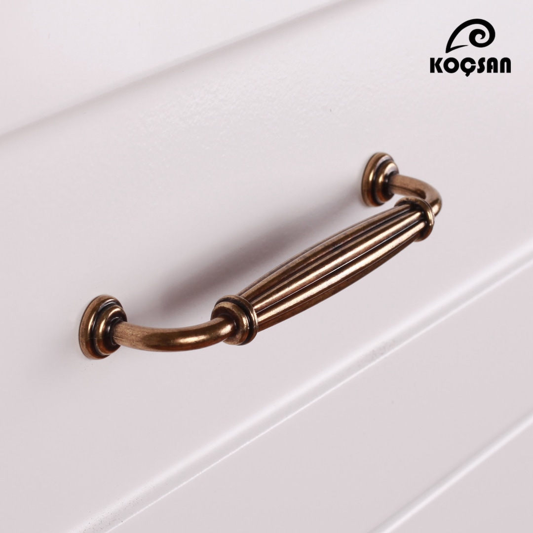 Rustic Antique Bronze Cabinet Handles, Cabinet Hardware, Dresser Pulls ...