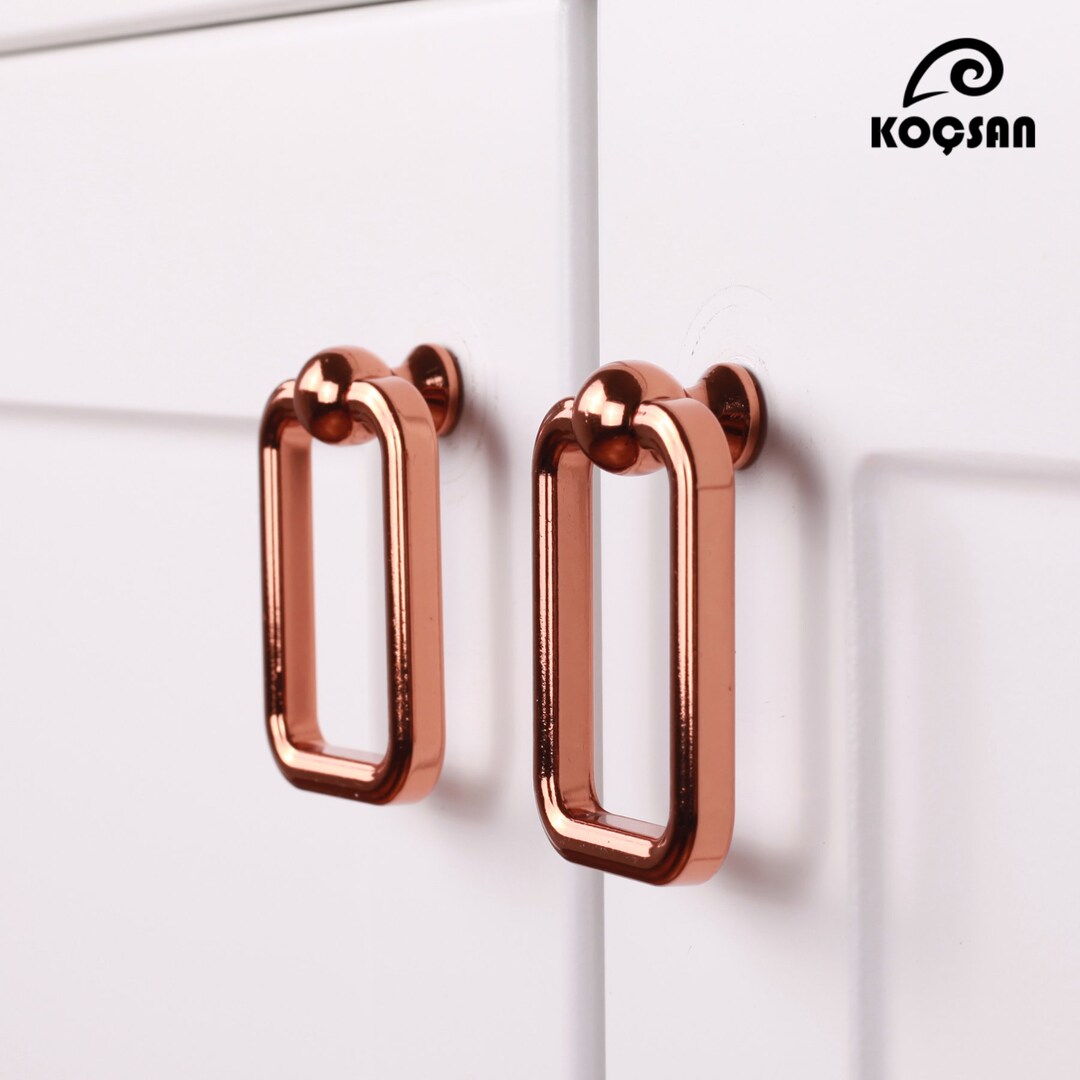 Rectangle Rose Cabinet Knobs, Cabinet Hardware, Drasser Pulls, Drawer ...