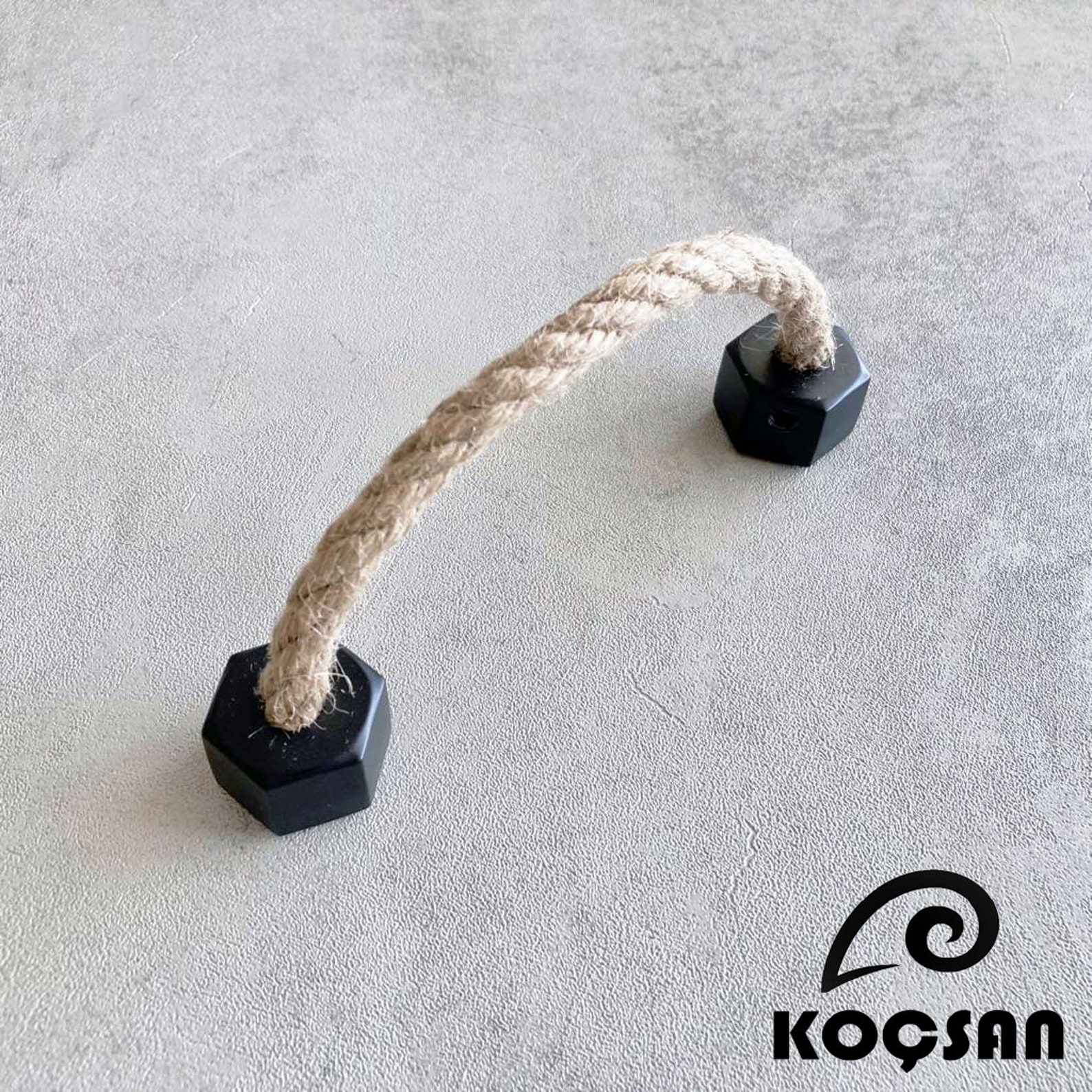 Luxury Black Jute Rope Cabinet Pulls, Cabinet Hardware, Dresser Pulls ...