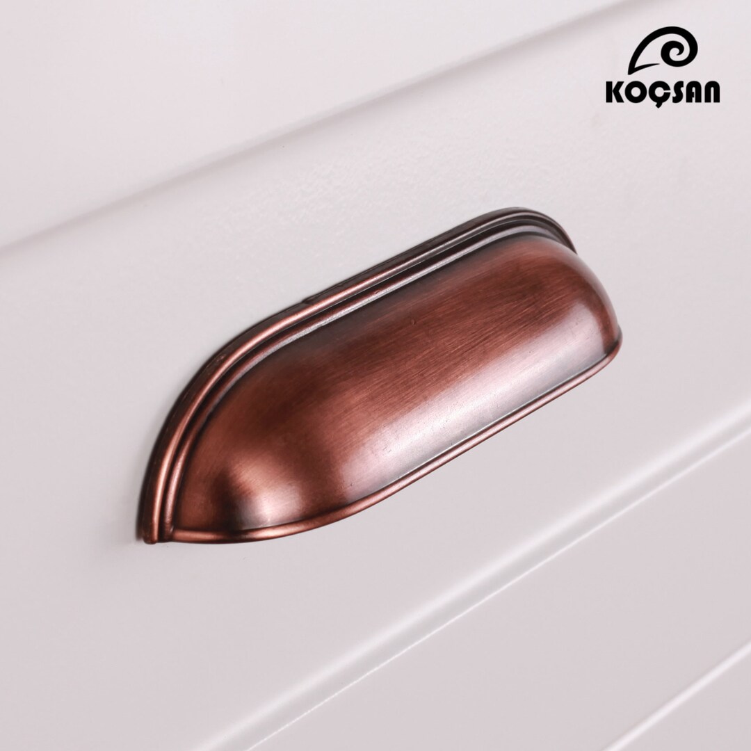 Retro Antique Copper Cabinet Handles, Cabinet Hardware, Dresser Pulls ...