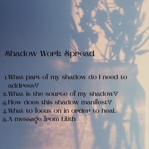 Black Moon Lilith Shadow Work Oracle Reading - Etsy