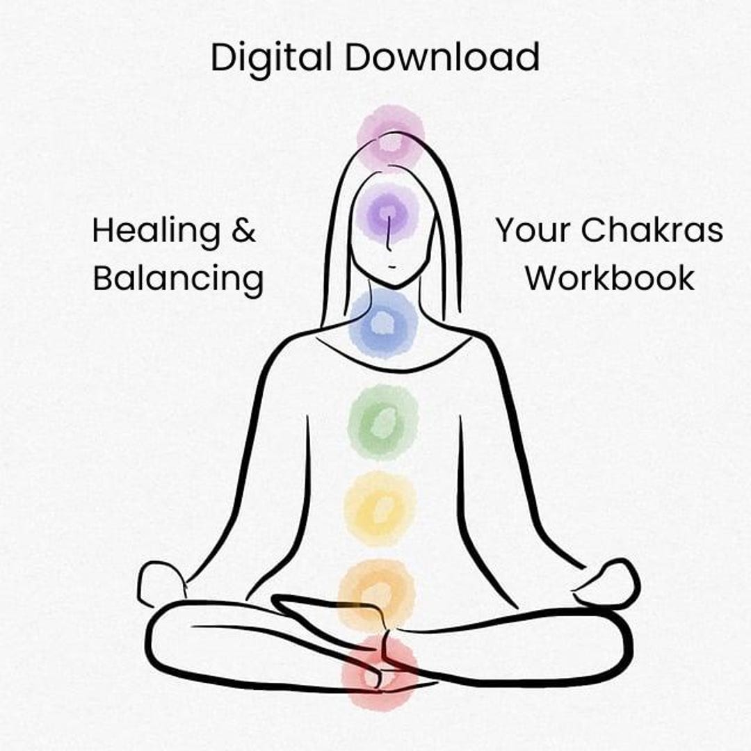 Digital Download Chakra Healing Workbook Guide to Balance and ...