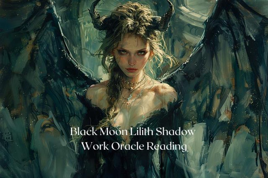 Black Moon Lilith Shadow Work Oracle Reading - Etsy