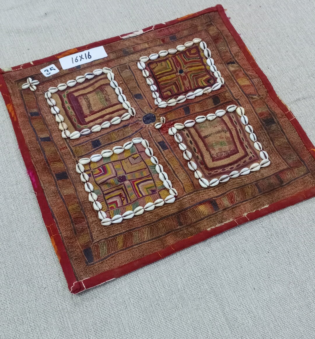 Hand Embroidered Kutchi Work Wall Hanging Handmade Vintage One - Etsy UK