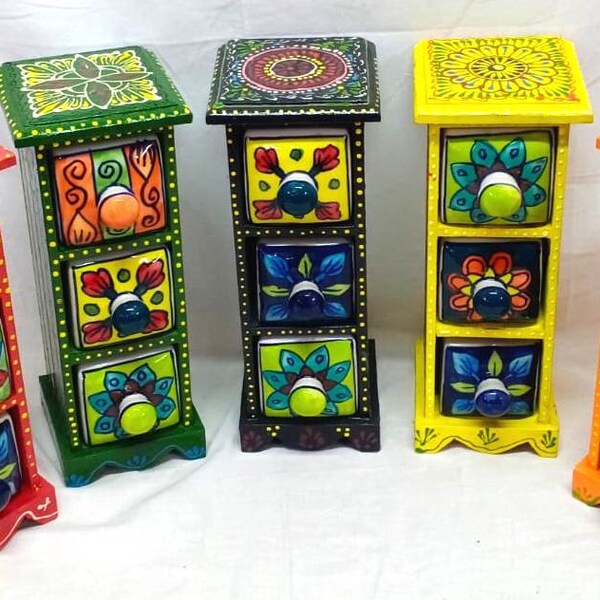 Hand Painted Chest - Etsy