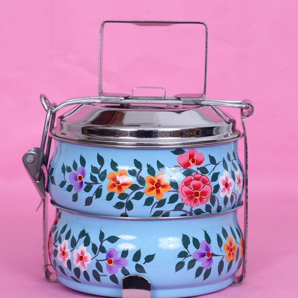 Enamel Lunch Box - Etsy