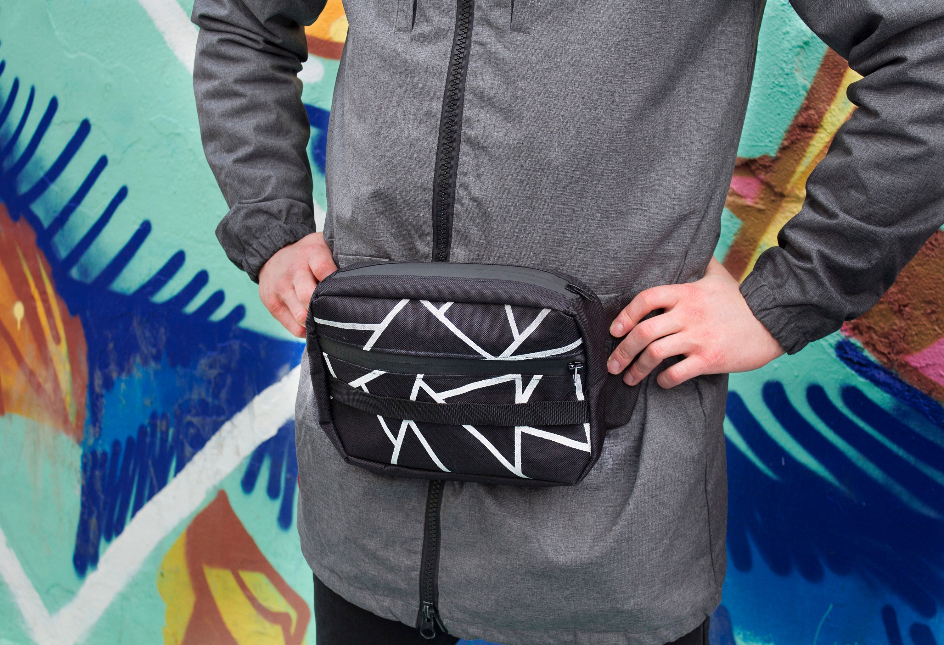 Fanny Pack , Waist Bag , Crossbody Bag, Bum Bag , Reflective Bag, Gift ...