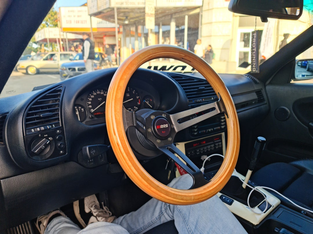 Wood Steering Wheel, Custom Steering, Vintage Steering Wheel, Bmw ...
