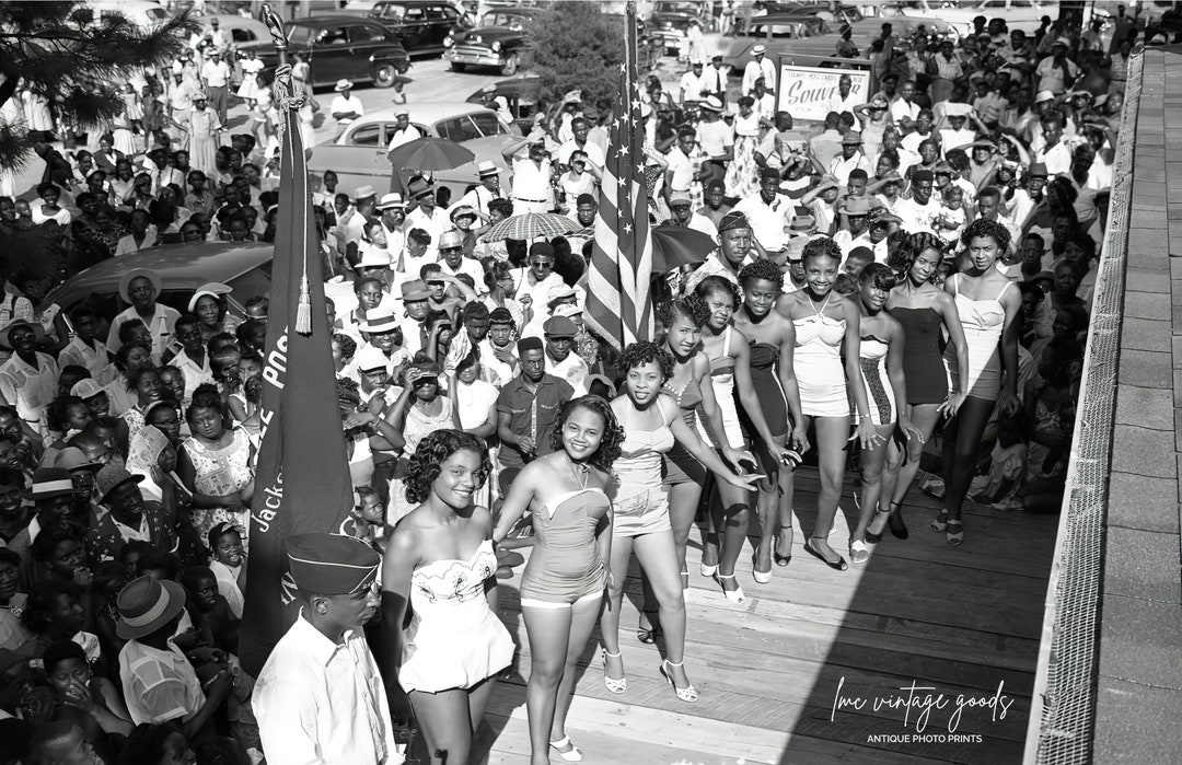 1950s Pageant Contestants Photo Print | Vintage Black Americana ...