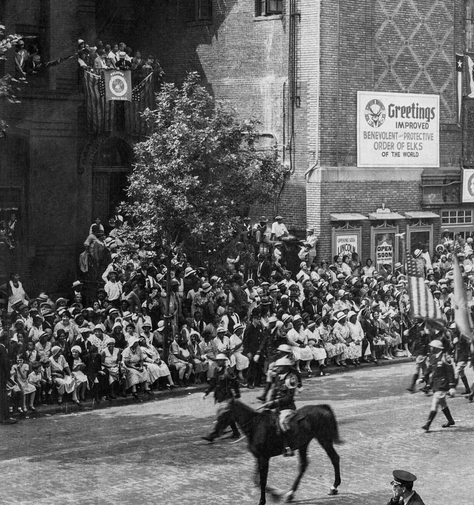Elks Parade Photo Print | Black Americana | 1930s Spectators ...