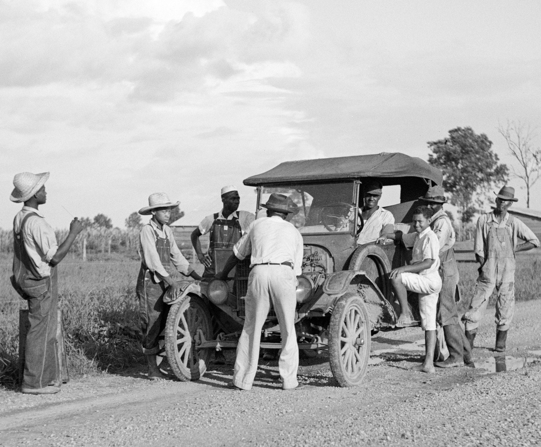 Shade Tree Mechanic Photo Print | Vintage Black Americana | Car Repair ...