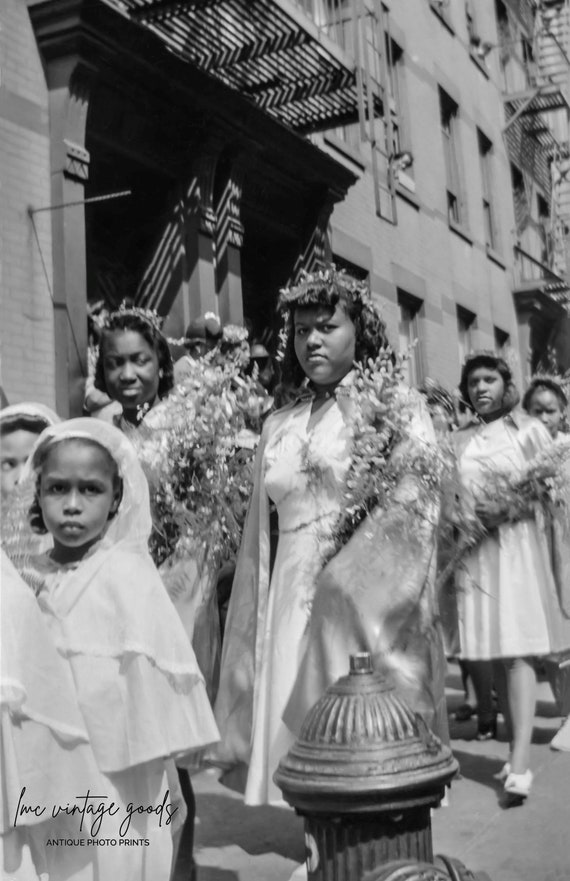 African American Girls First Communion Photo Print Black - Etsy