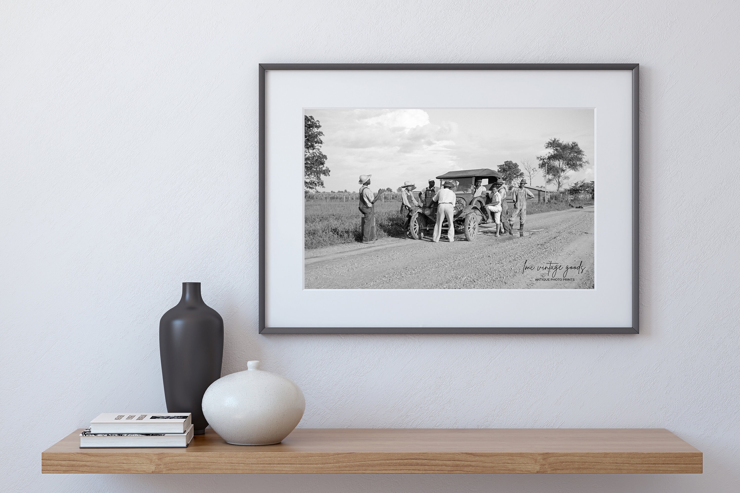 Shade Tree Mechanic Photo Print | Vintage Black Americana | Car Repair ...