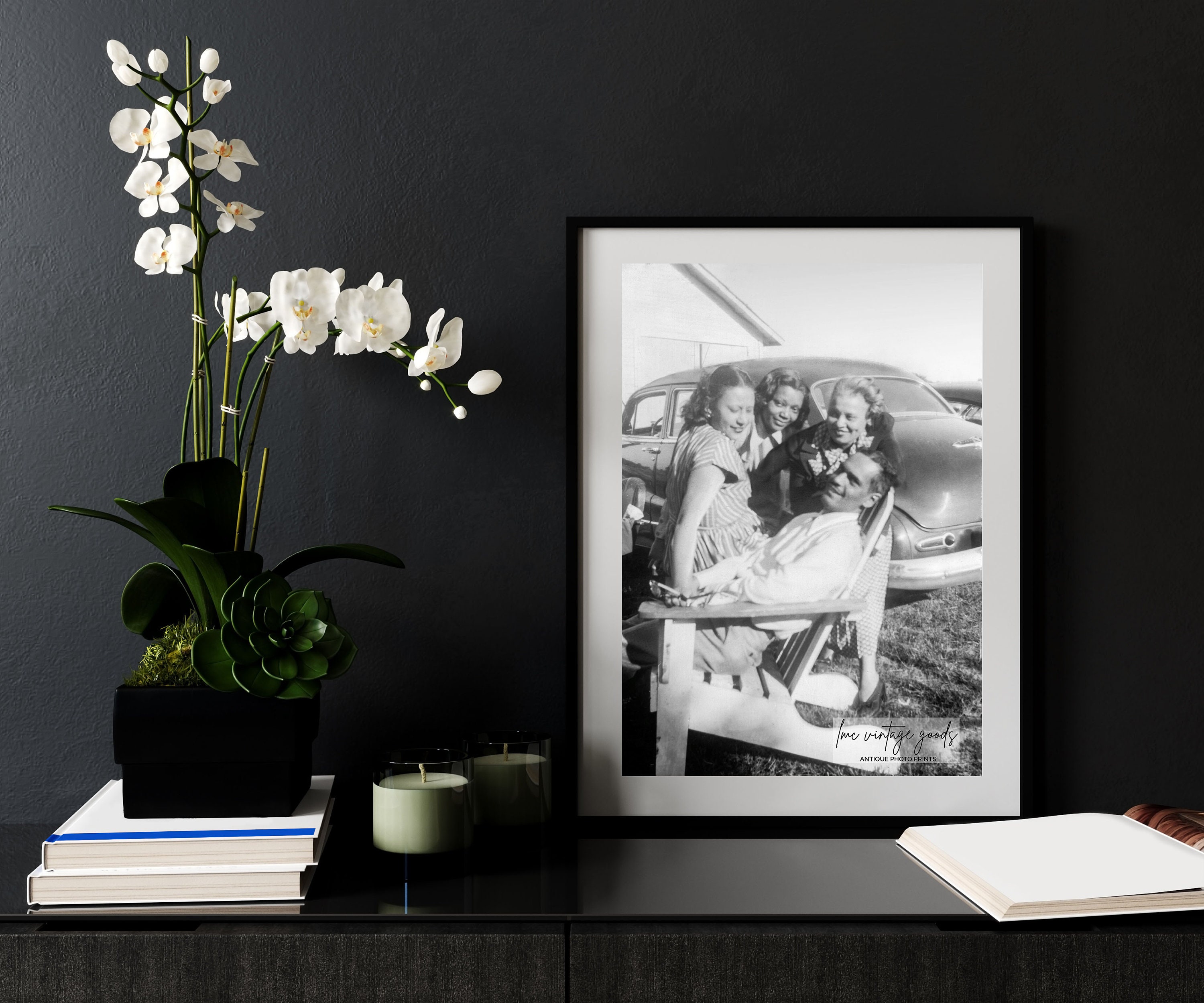 1950s Ladies Man With Adoring Women Photo Vintage Black - Etsy