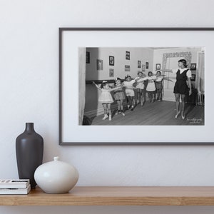 Girls Ballet Class Photo Print | Vintage Black Americana | 1940s ...
