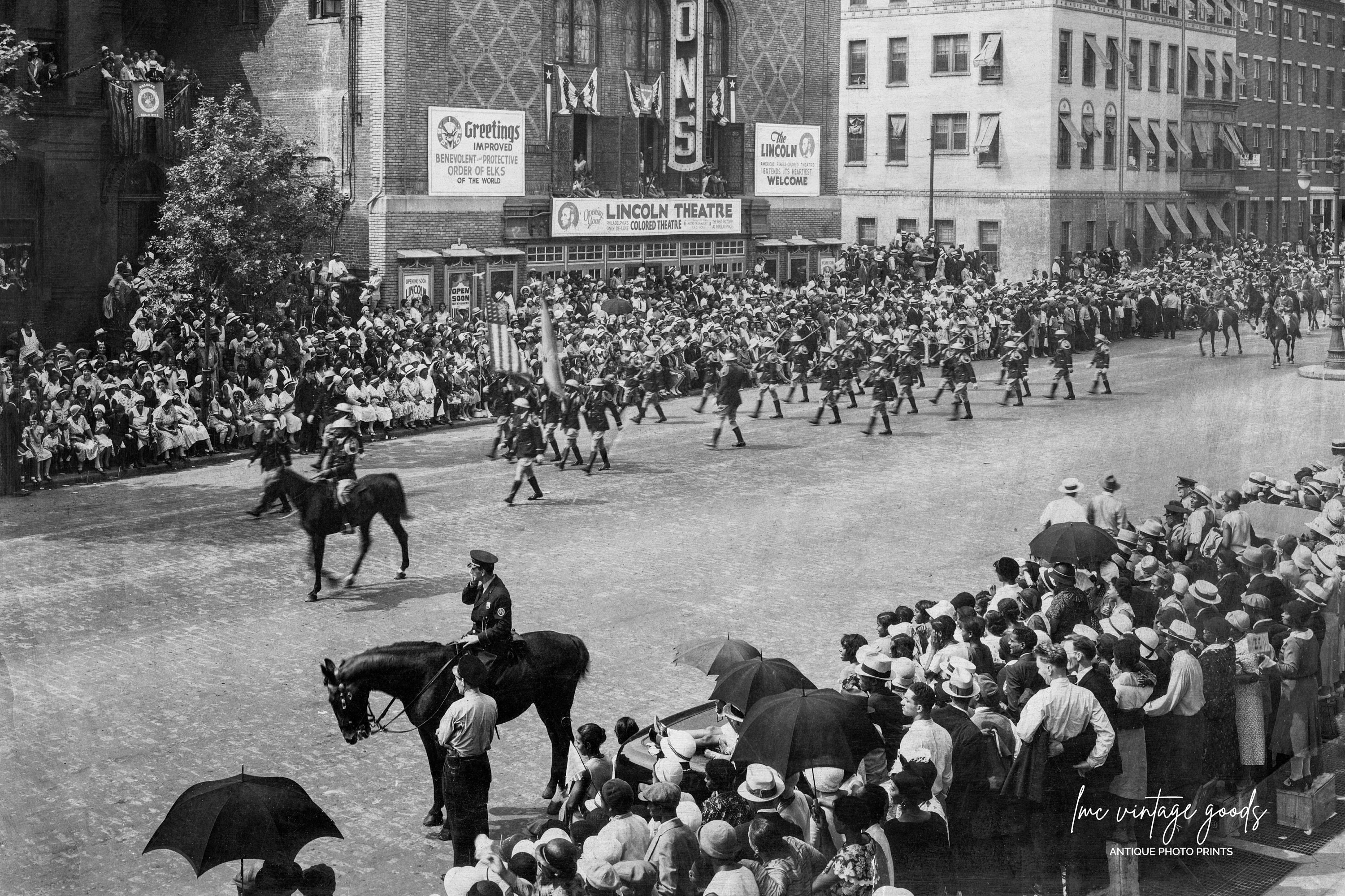 Elks Parade Photo Print | Black Americana | 1930s Spectators ...