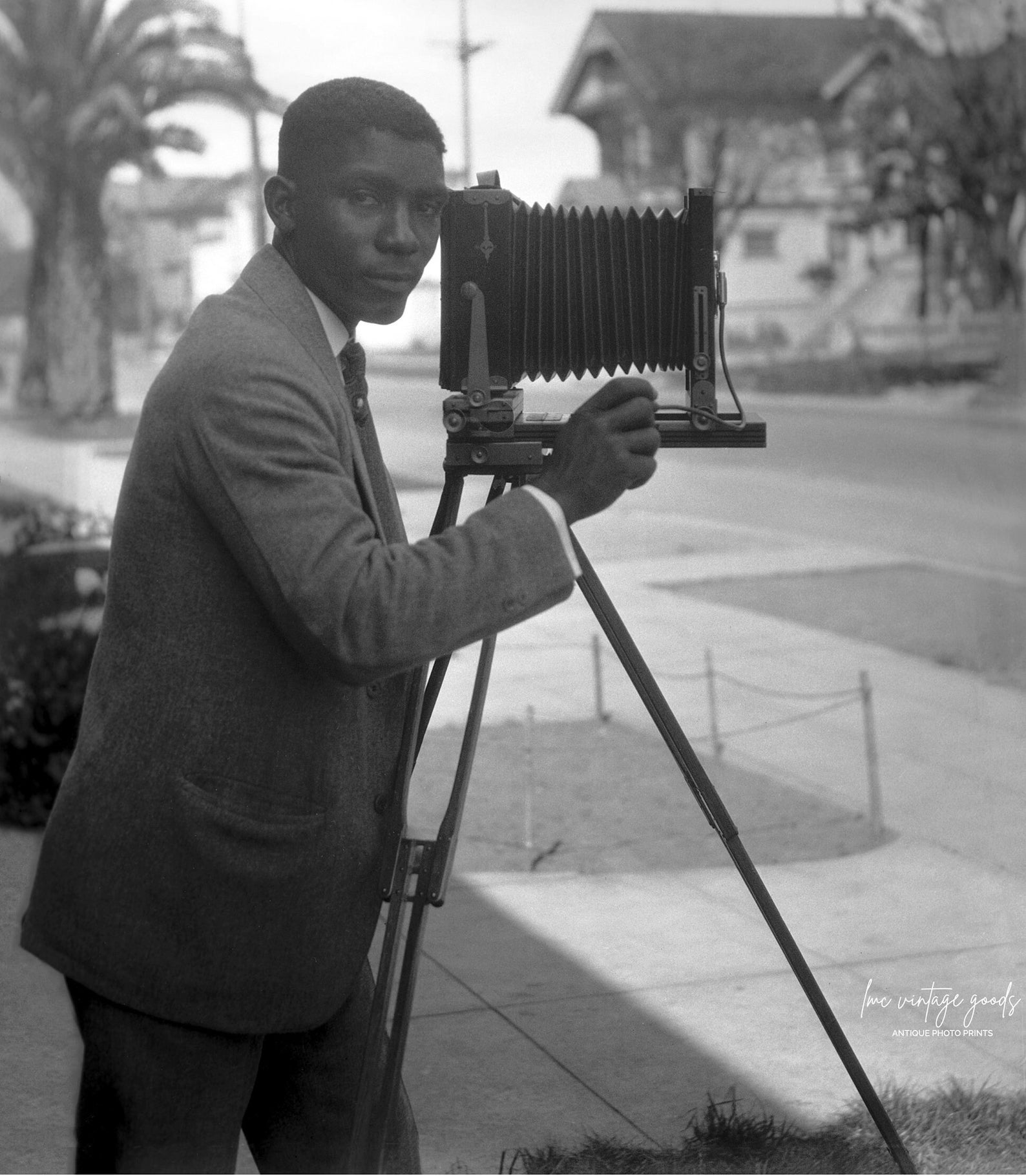 1920s African American Man With Camera Photo Reprint Black Americana ...