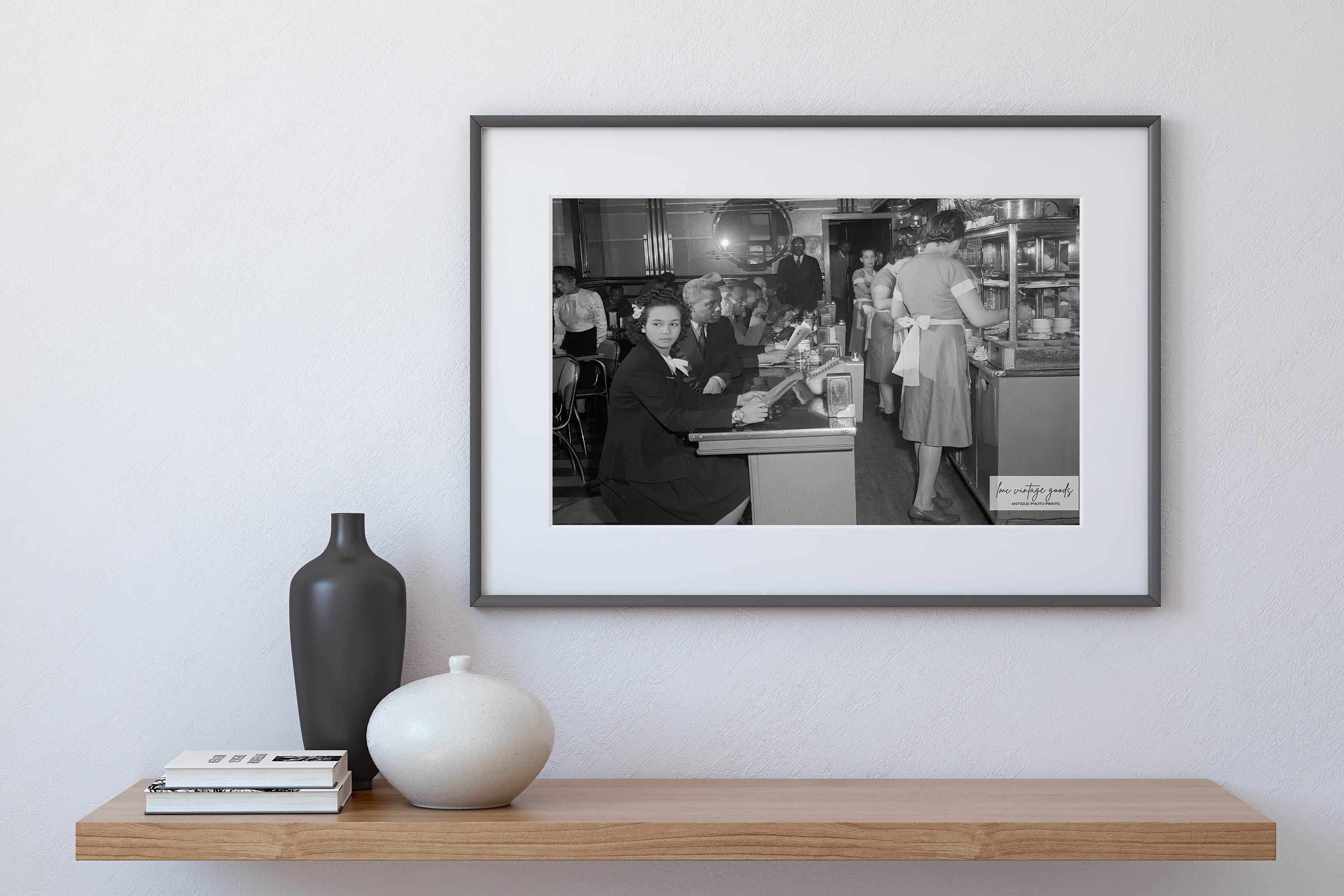 Lunch Counter Patrons Photo Print | Vintage Black Americana | 1941 ...