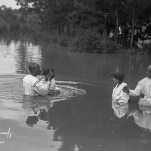 African American Baptism Vintage Photo Prints | Black Americana | Black ...