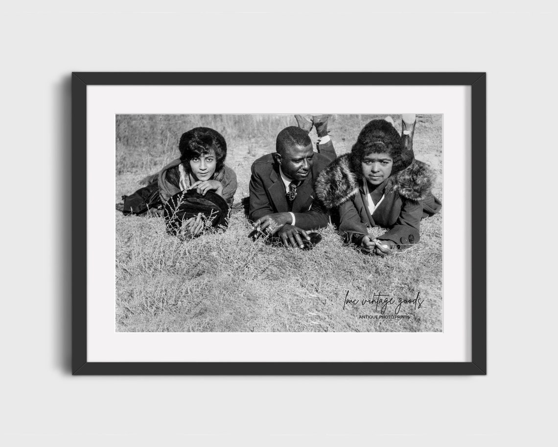 African American 1920s Group Photo Print Black Americana 1920s Jazz Age ...