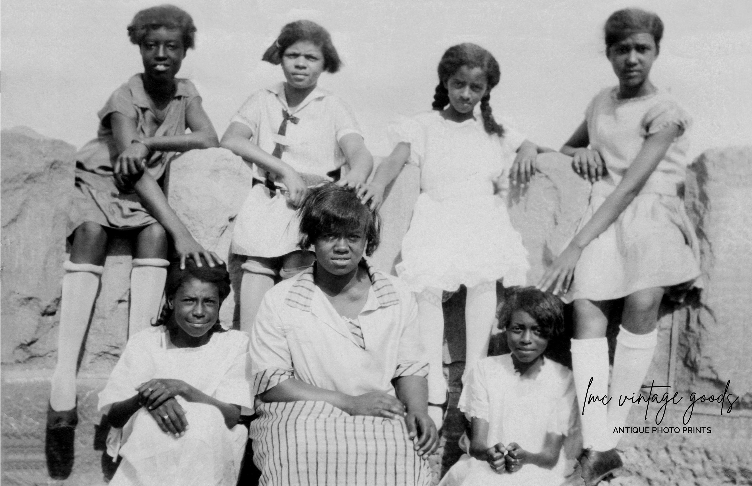 Black & White Vintage Black Americana Portrait Black Americana 1920s ...