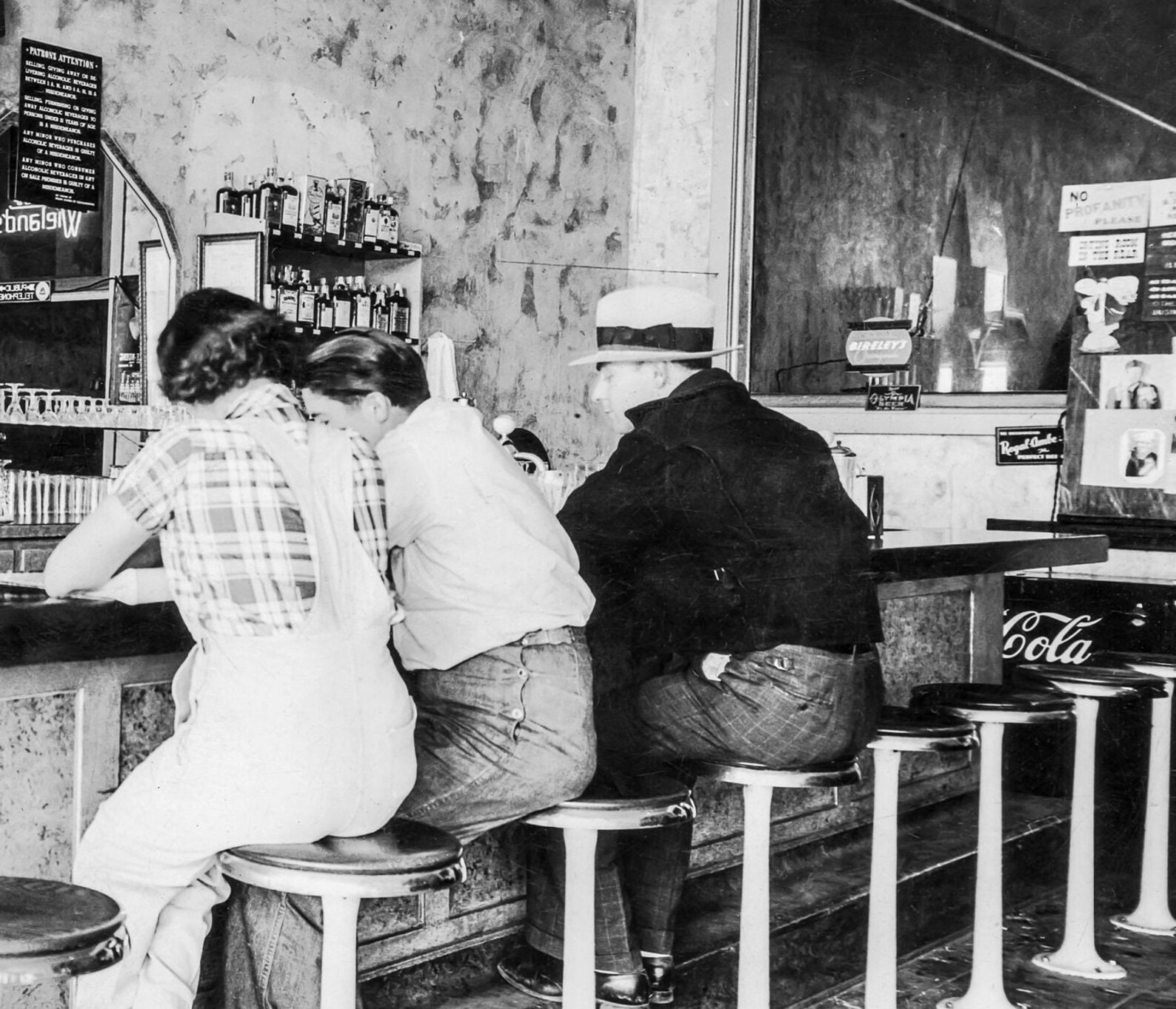 1930s Vintage Bar Scene Photo Print Bar Cart Decor Speakeasy Black ...