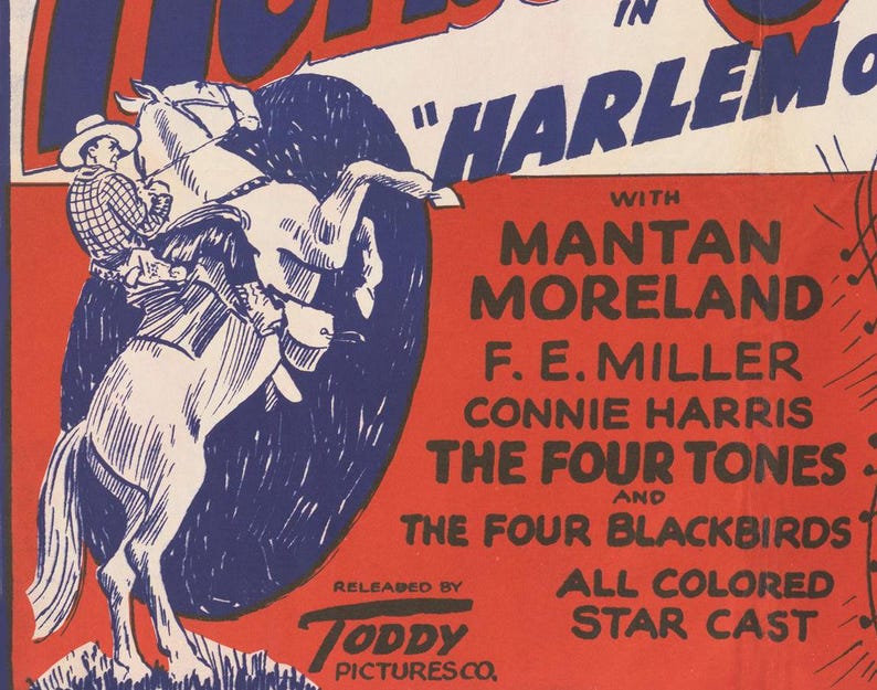 Harlem on the Prairie Movie Poster | Vintage Black Americana | 1930s ...