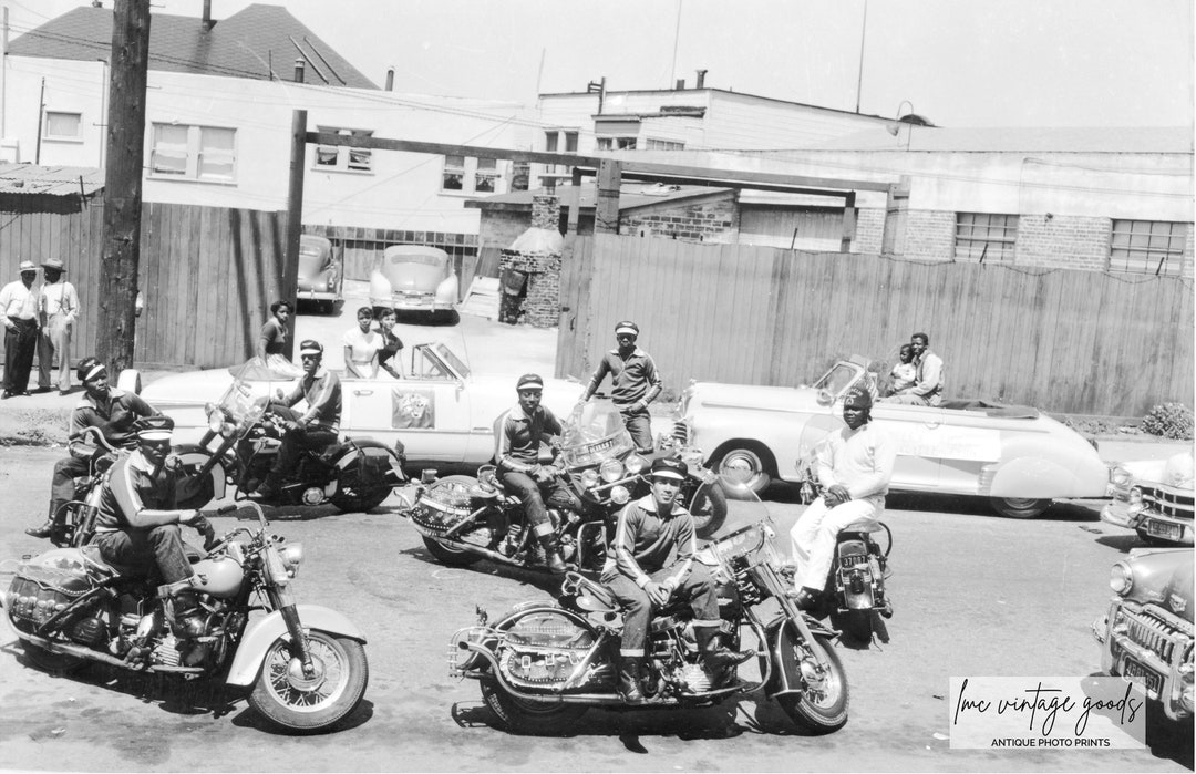 Motorcycle Club Photo Print | Black Americana | California Vintage ...