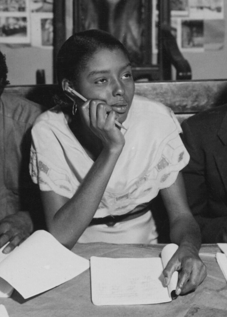 African American Students in Writing Class | Vintage Black Americana ...