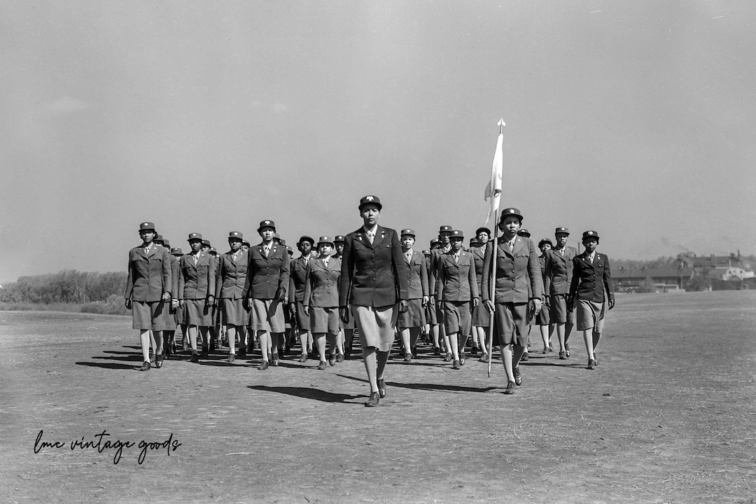 6888th Marching Photo Print | Black Americana | Women's Army Corps ...