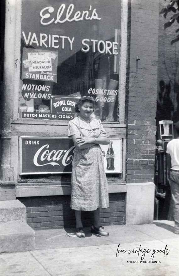 Variety Store Photo Print Black Americana Corner Store - Etsy