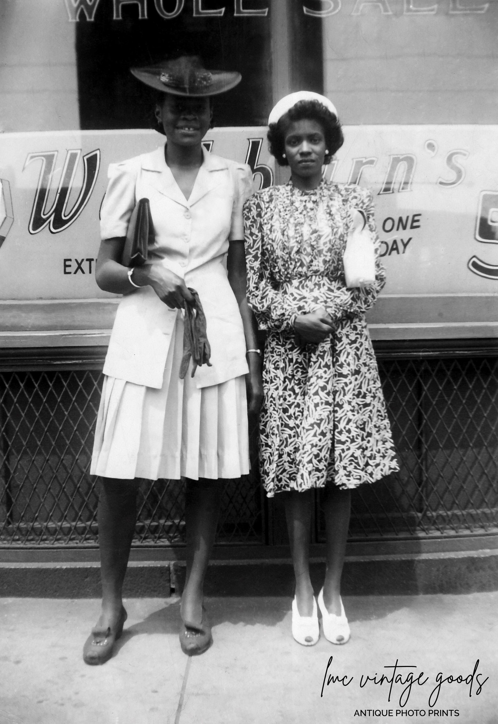 1938 Photo Reprint of African American Fashionable Ladies - Etsy