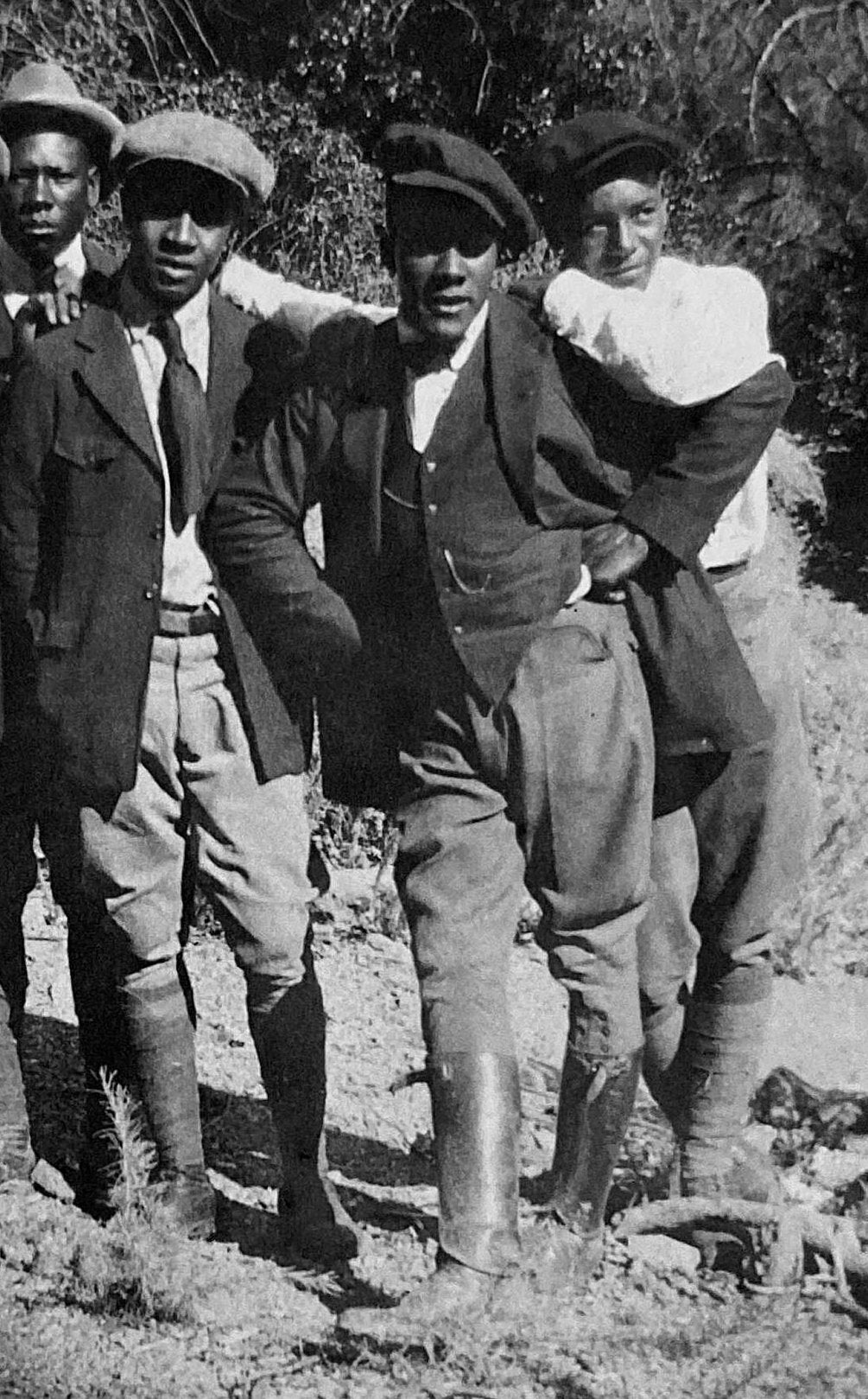 1920s African American Men's Group Portrait Vintage Photo Reprint Black ...