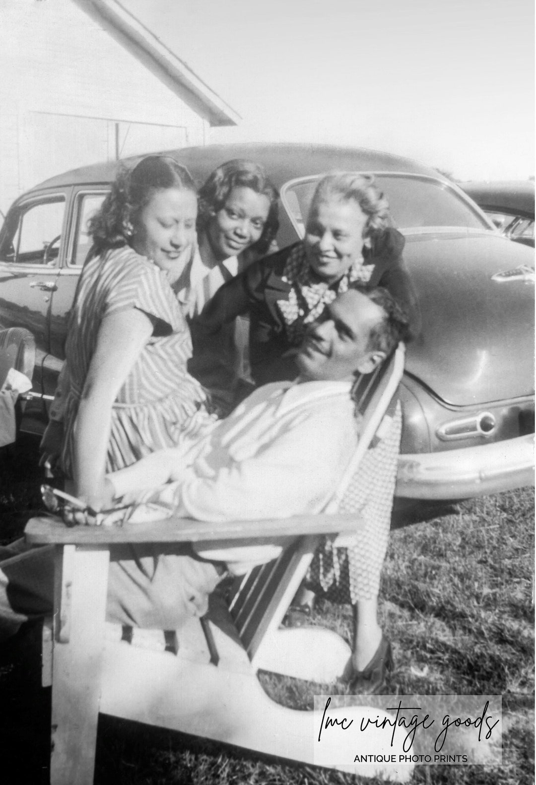 1950s Ladies Man With Adoring Women Photo | Vintage Black Americana ...