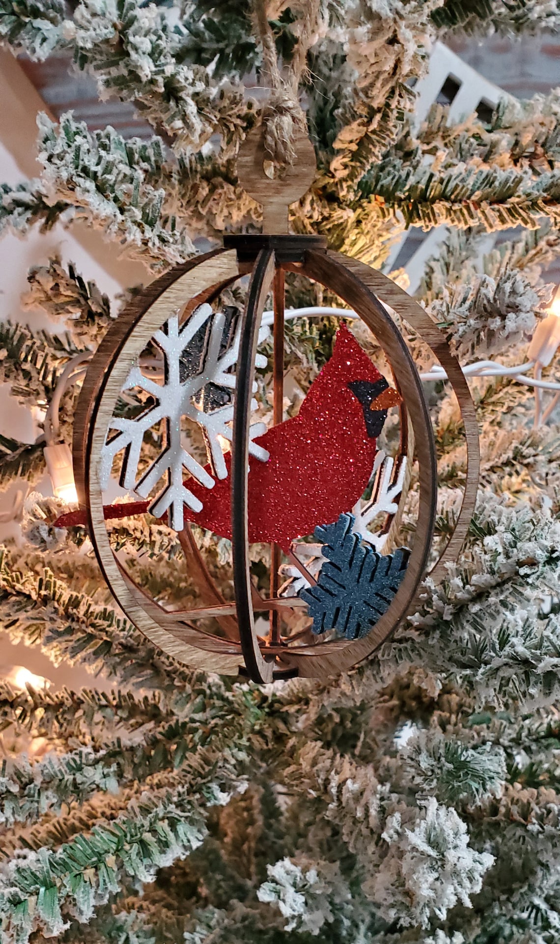 3D Cardinal Ornament SVG FILE for Glowforge and Other Laser Machines - Etsy