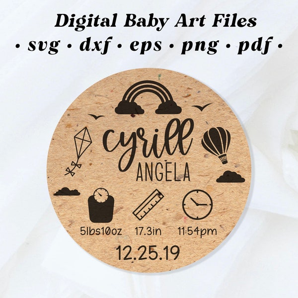 Birth Statistics - Etsy