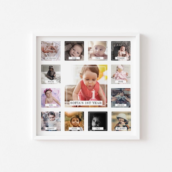 Baby Photo Collage - Etsy