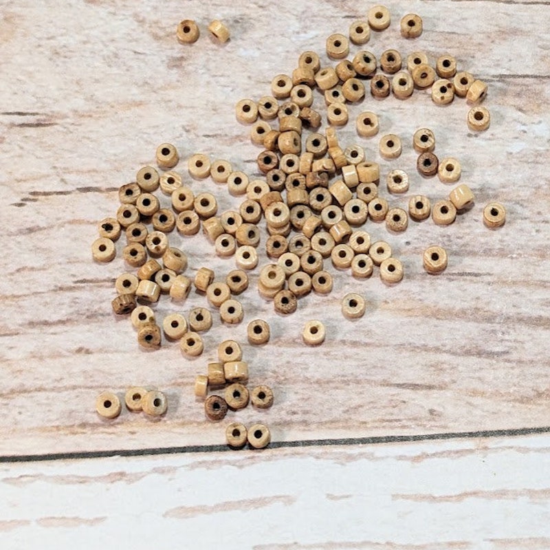 Wood Rondelle Beads - Etsy