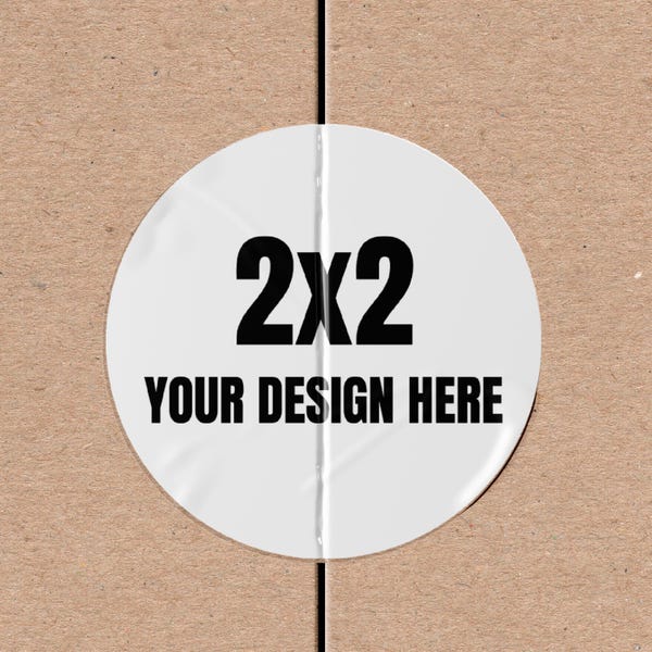 Custom 2x2 Stickers - Etsy