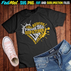 911 Dispatcher Svg Png | Dispatcher Heart | Police | Rescue | Emergency ...