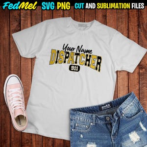 Custom Dispatcher 911 Png Svg, Police Svg Png, Rescue, Emergency, Dispatcher Personalised Shirt ...
