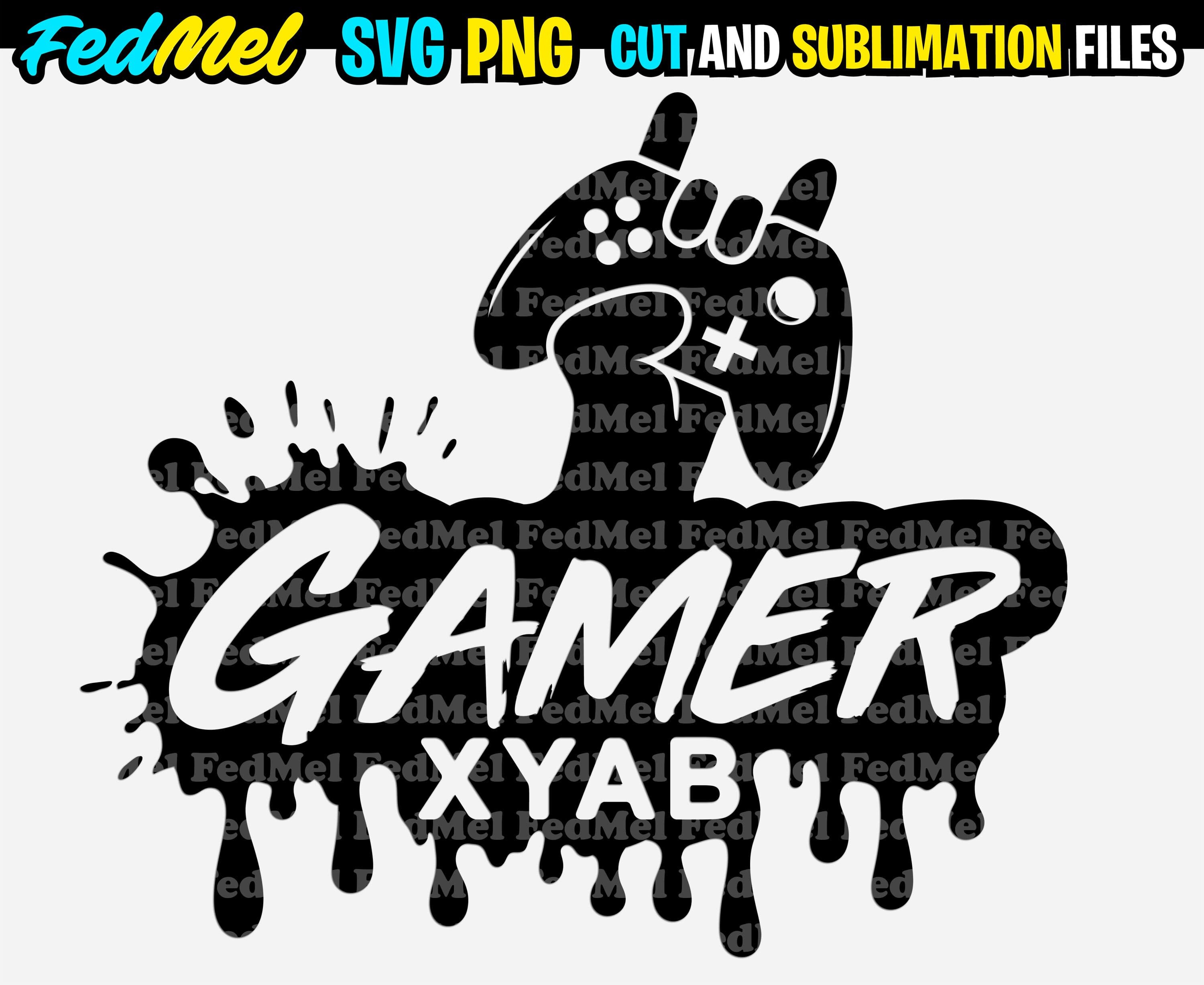 Gamer Design in Svg Png Eps Formats - Etsy