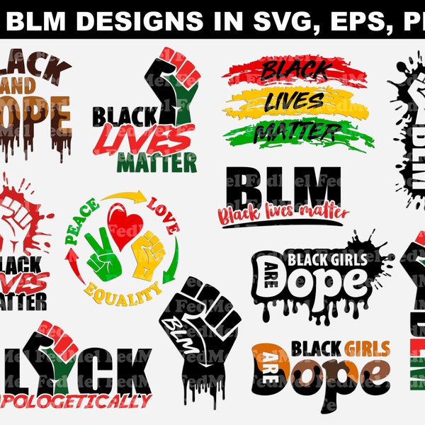 Black Lives Matter Svg - Etsy