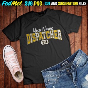 Custom Dispatcher 911 Png Svg, Police Svg Png, Rescue, Emergency, Dispatcher Personalised Shirt ...