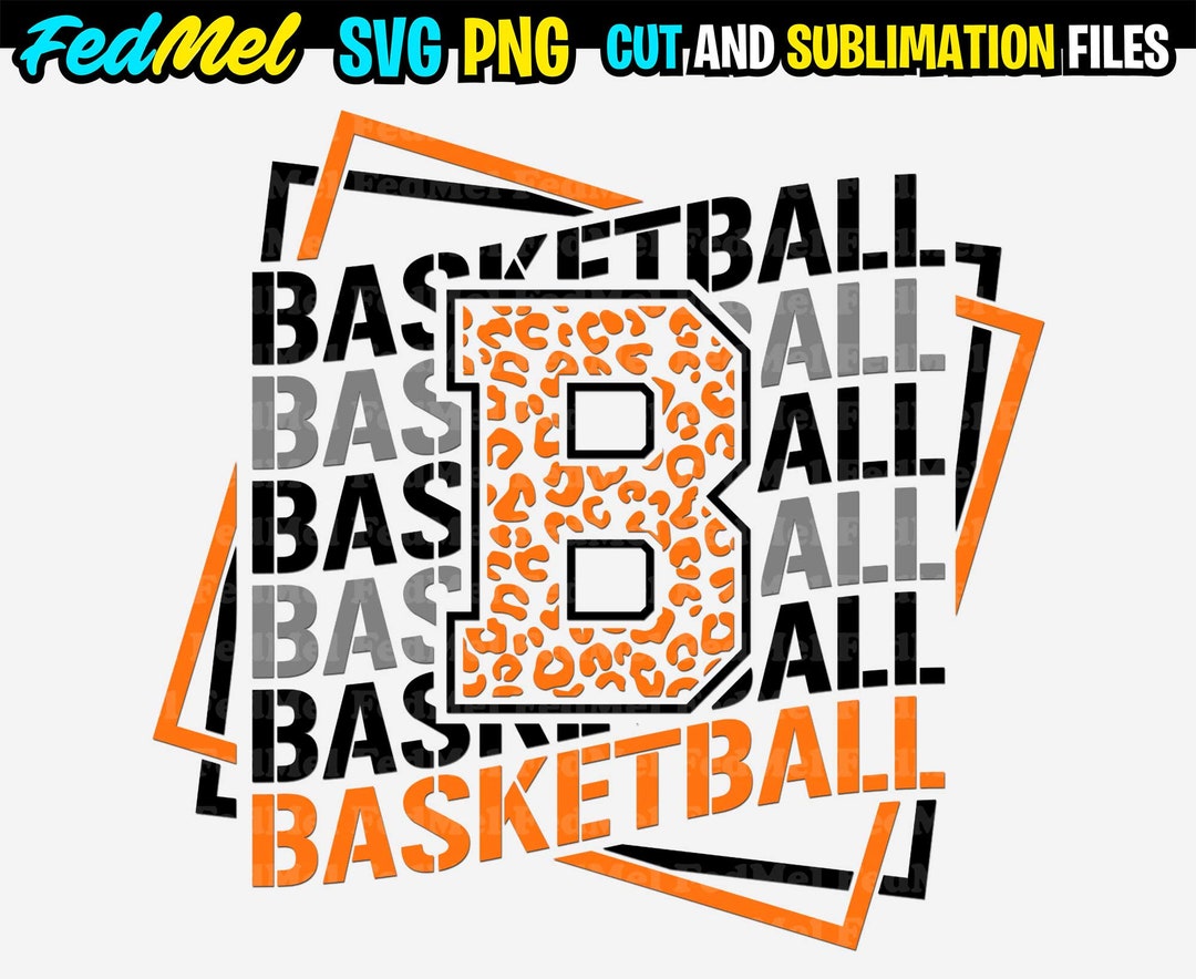 Leopard Basketball Svg, Png Girls Basketball Design for Sublimation and ...