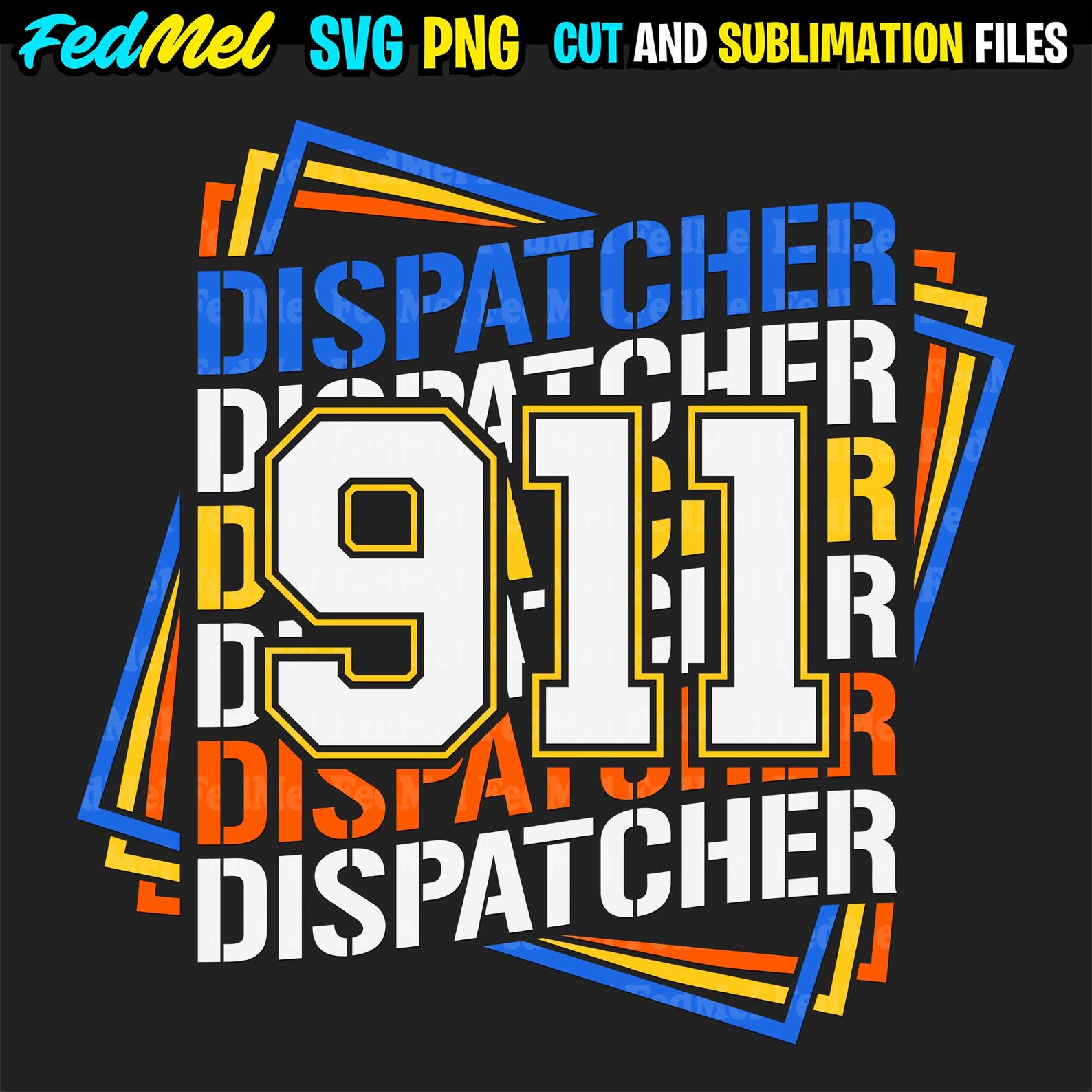 911 Dispatcher Svg Png Police Rescue Emergency Dispatcher for ...