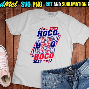 Hoco Svg, Homecoming Svg, Hight School Reunion Svg, Png Red Blue ...